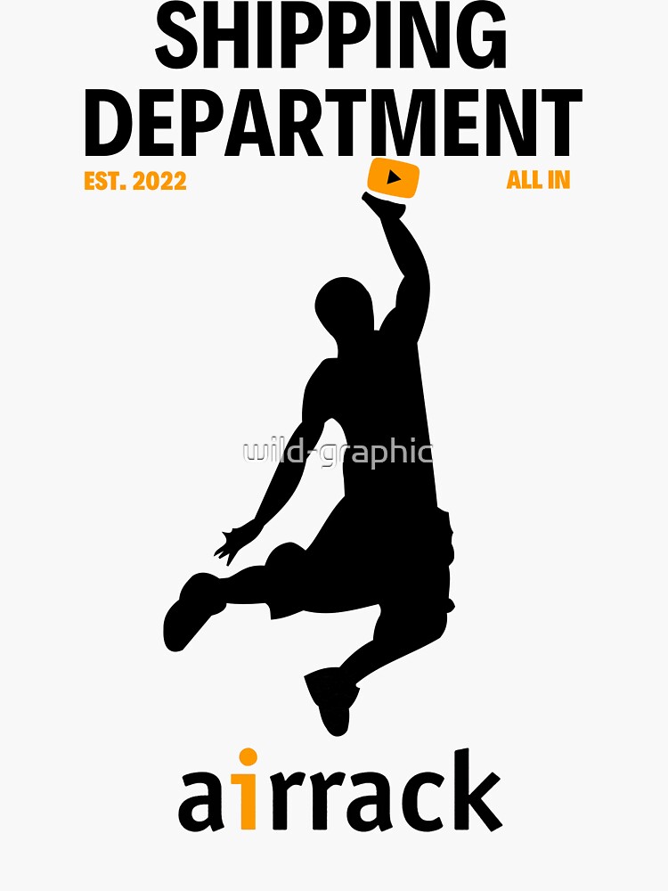 "AIRRACK " Sticker for Sale by wild-graphic | Redbubble