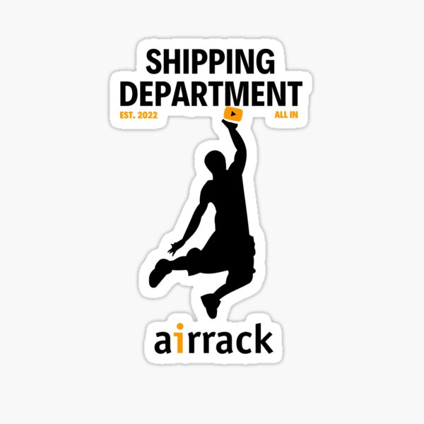 "AIRRACK " Sticker for Sale by wild-graphic | Redbubble