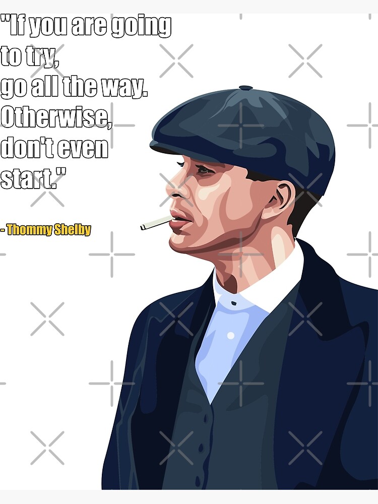 "Thomas Shelby Peaky Blinders Vector Art" Art Print for Sale by ...