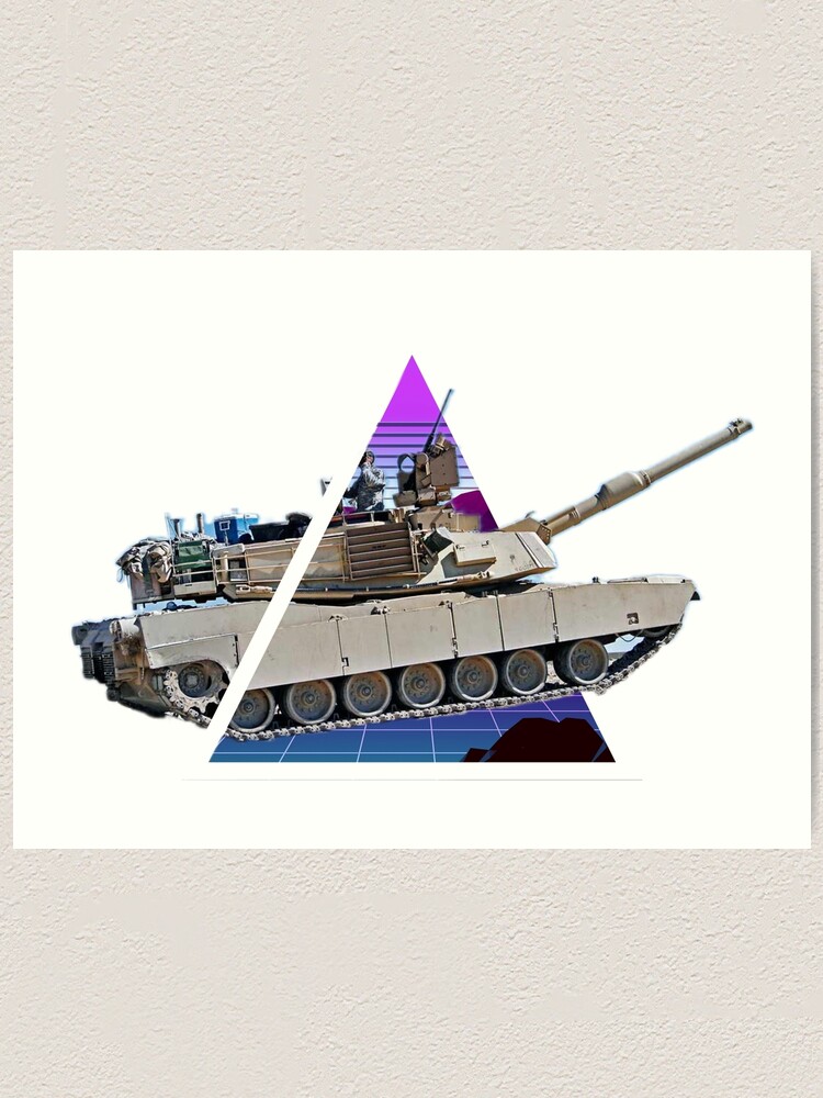 "NATOWAVE (Miamiwave) M1A2 Abrams" Art Print for Sale by AlliedDesign ...