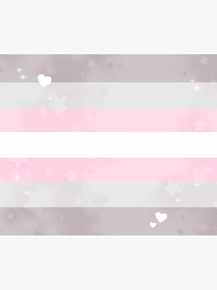 Demigirl Pride Flag With Sparkles Poster For Sale By Vdoes Redbubble
