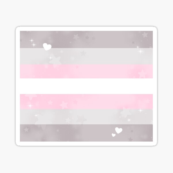 "demigirl pride flag with sparkles" Sticker for Sale by vdoes | Redbubble
