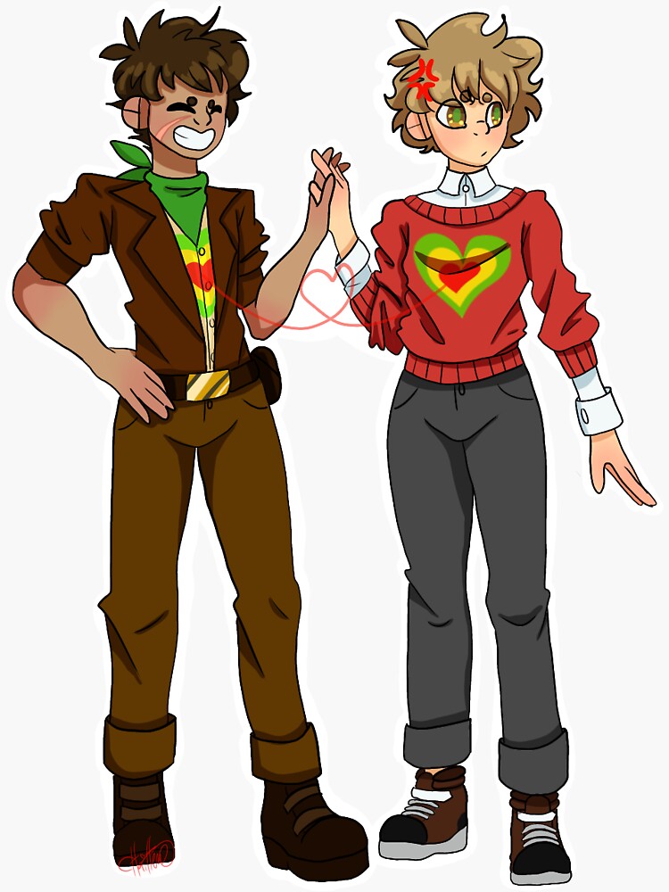 "Double Life Desert Duo" Sticker for Sale by ChaiHena | Redbubble