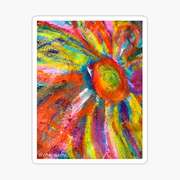 "Rainbow Flower" Sticker for Sale by Twinreflex | Redbubble