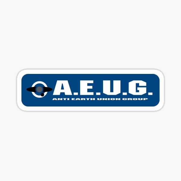 "AEUG - Anti Earth Union Group (Mobile Suit Zeta Gundam)" Sticker for ...