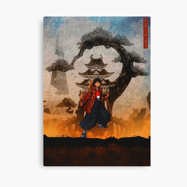 "Wano no Luffy One Piece" Canvas Print for Sale by Michaelmansr572 ...