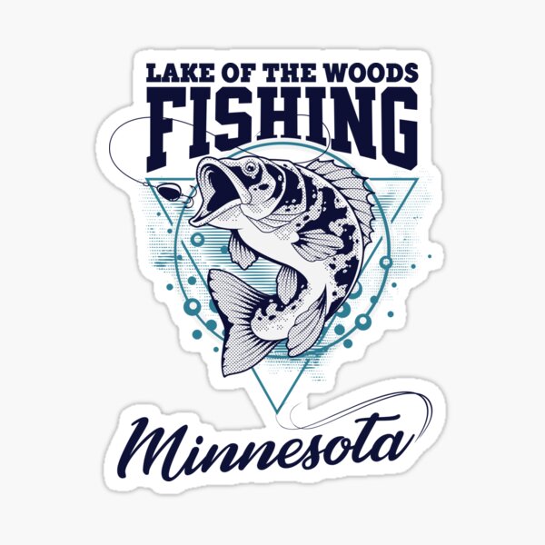 "Lake of the woods Minnesota fishing spot" Sticker for Sale by THEWFBD ...