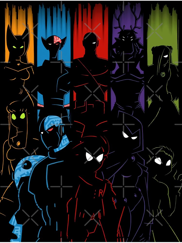 "Teen Titans | Shadow Hero" Sticker for Sale by katerindiu | Redbubble