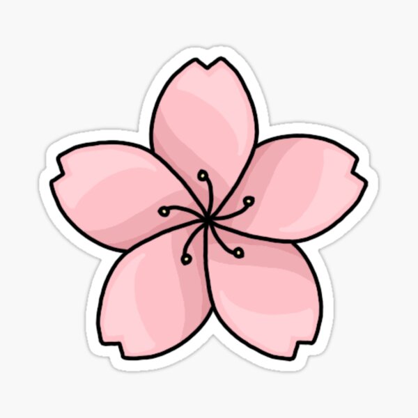 "sakura" Sticker for Sale by ShamrockLynn | Redbubble