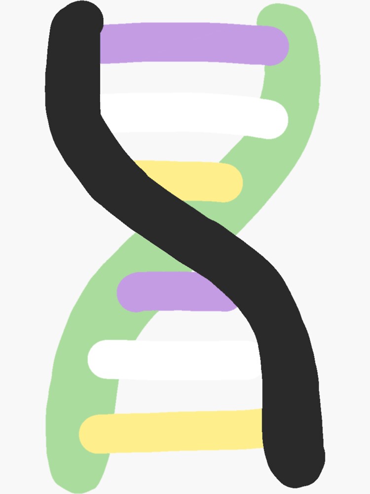 "Born This Way Genderless" Sticker for Sale by WeirdQueer | Redbubble