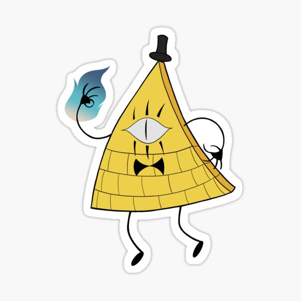"Bill Cipher" Sticker for Sale by StickiiBun | Redbubble