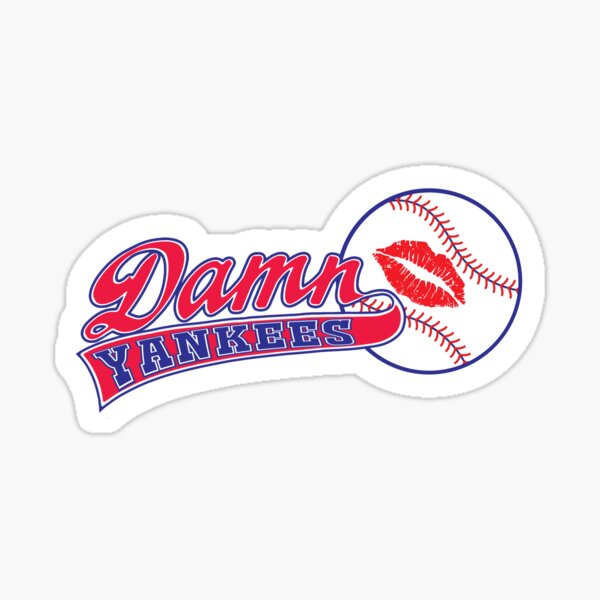 "Damn Yankees Logo" Sticker for Sale by PurpleCowStudio | Redbubble