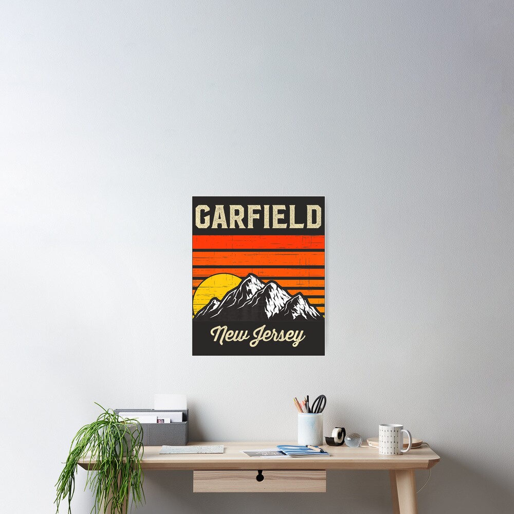 "Garfield New Jersey Hometown City State USA " Poster for Sale by ...