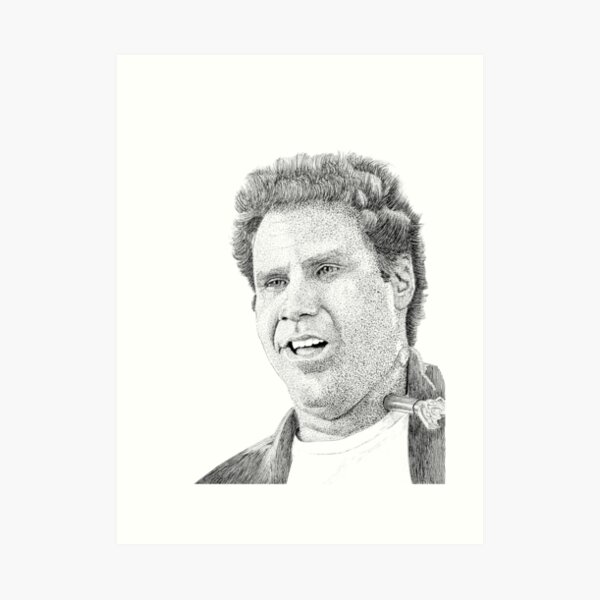 "Will Ferrell Tranquilizer | Old School" Art Print for Sale by skraps ...