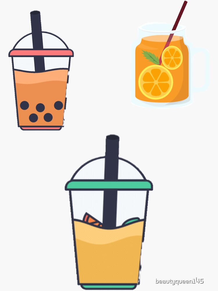 "Drink sticker pack" Sticker for Sale by beautyqueen145 | Redbubble