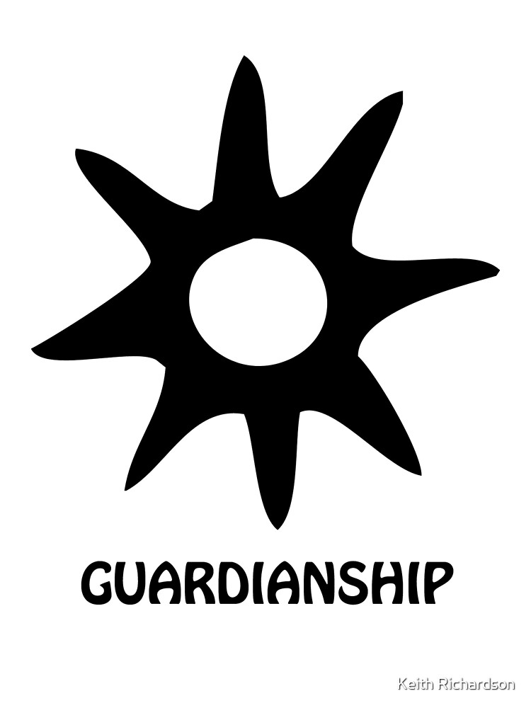 "T-Shirt Adinkra Symbol: Guardianship" Art Print by keithcr | Redbubble