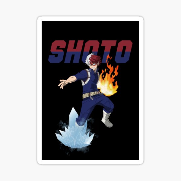 "Hero Shoto" Sticker for Sale by Kyuubi713 | Redbubble