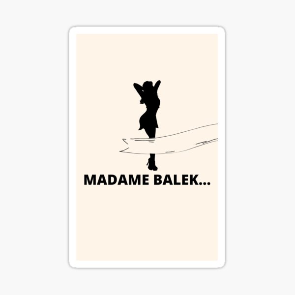 "Mrs Balek..." Sticker for Sale by PLEENTYY | Redbubble