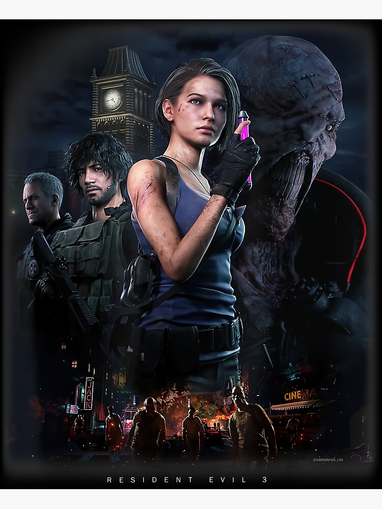 "RESIDENT EVIL 3" Poster for Sale by n4naa | Redbubble