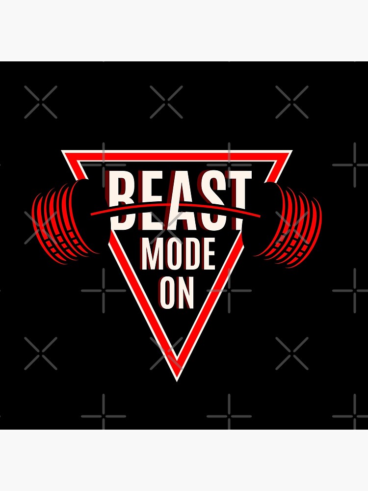 "Beast Mode On" Poster for Sale by anilbadola | Redbubble