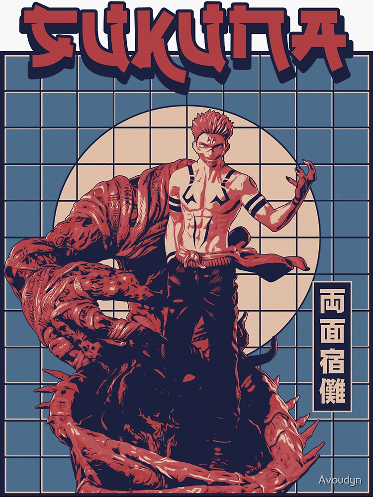 "Sukuna Monster Devil" Sticker for Sale by Avoudyn | Redbubble