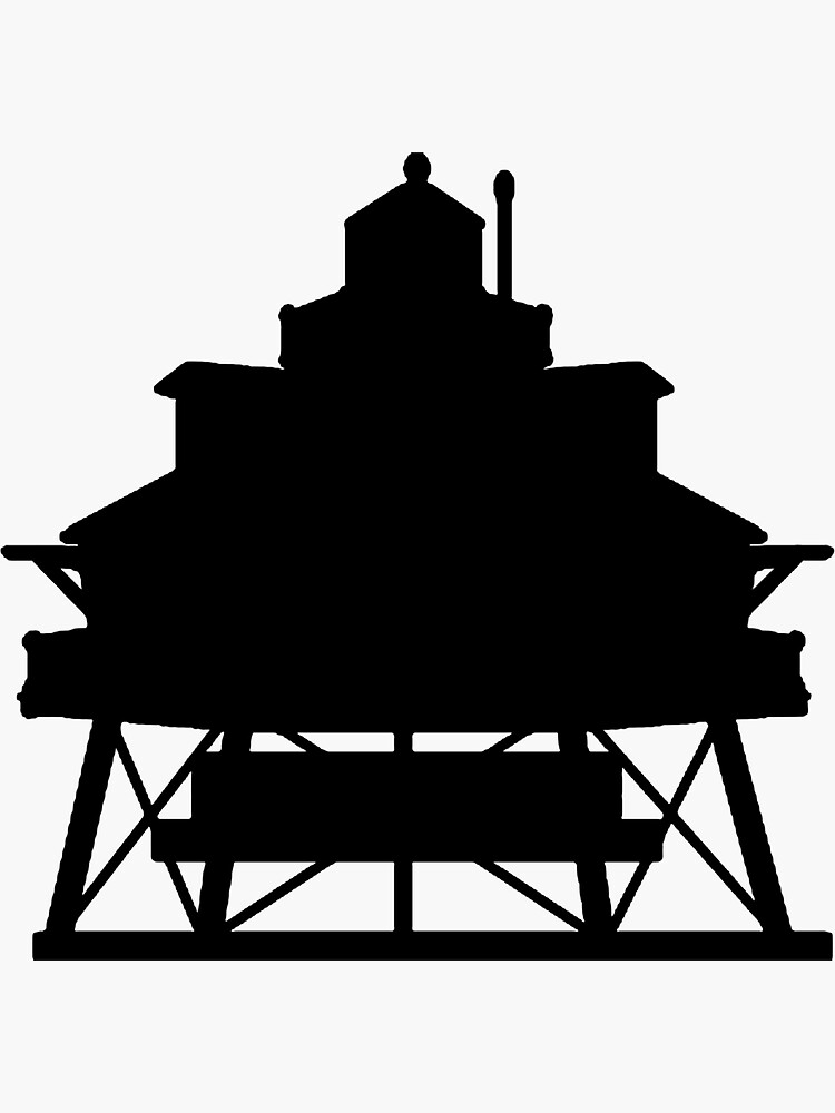 "Thomas Point Lighthouse" Sticker by LightningJelly | Redbubble