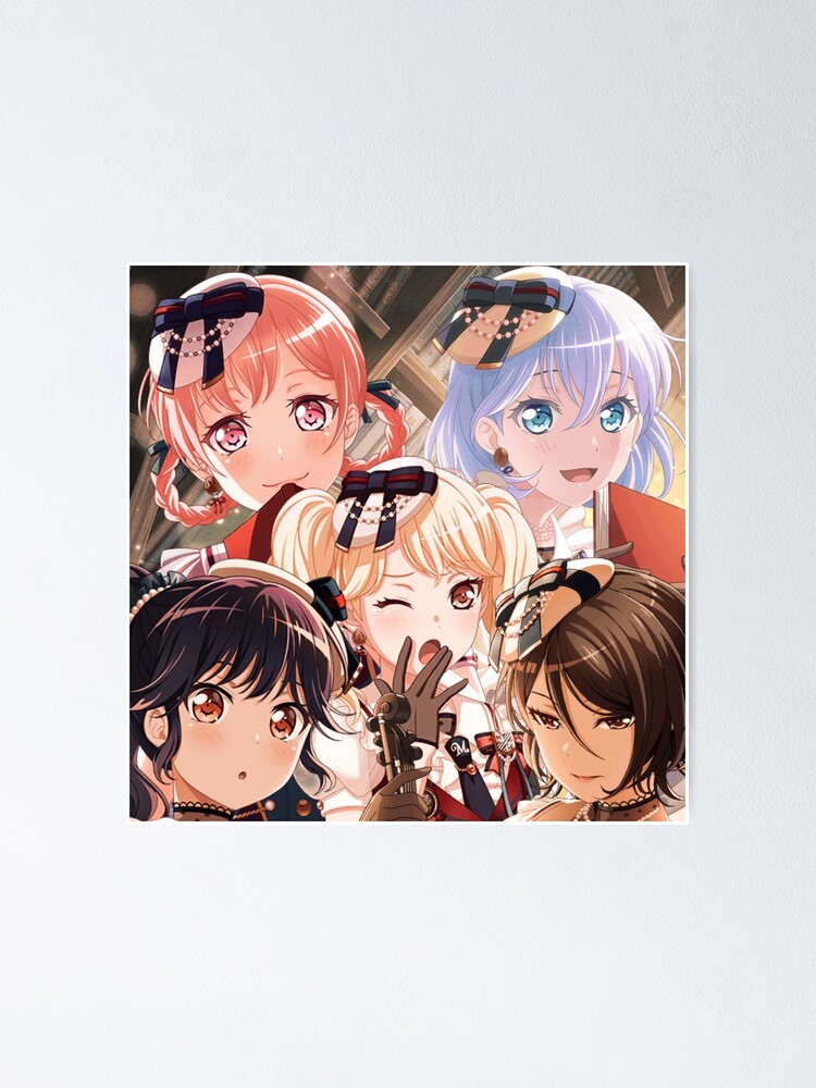 Póster «BanG Dream Bandori Rui Tsukushi Touko Nanami Mashiro Análisis ...