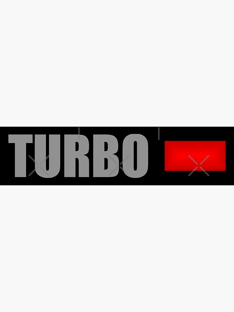 "TURBO LED" Sticker by ehwood2021 | Redbubble