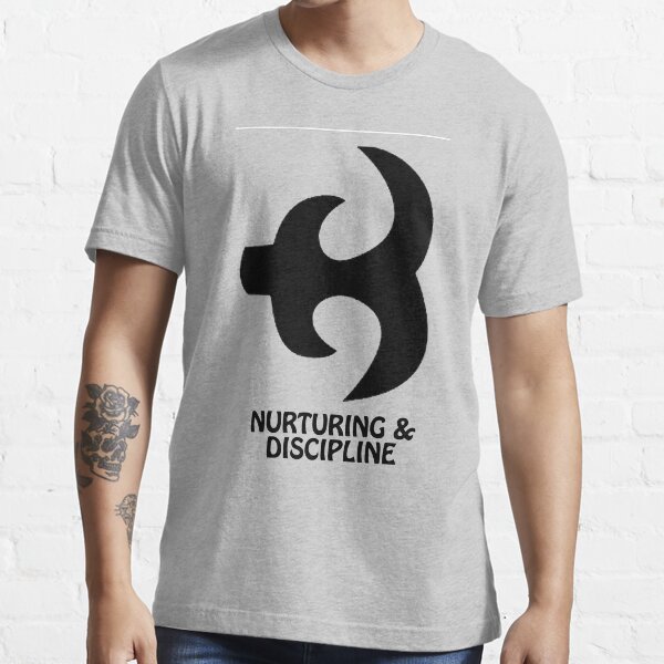 "T-Shirt Adinkra Symbol: Discipline" T-shirt for Sale by keithcr ...