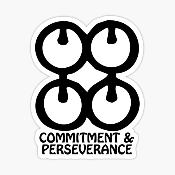 "T-Shirt Adinkra Symbol: Perseverance & Commitment" Sticker for Sale by ...