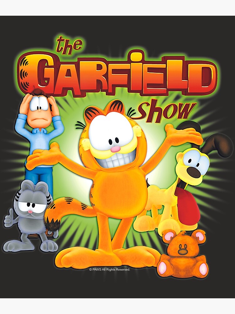 "Garfield The Garfield Show " Art Print for Sale by annasbesau | Redbubble