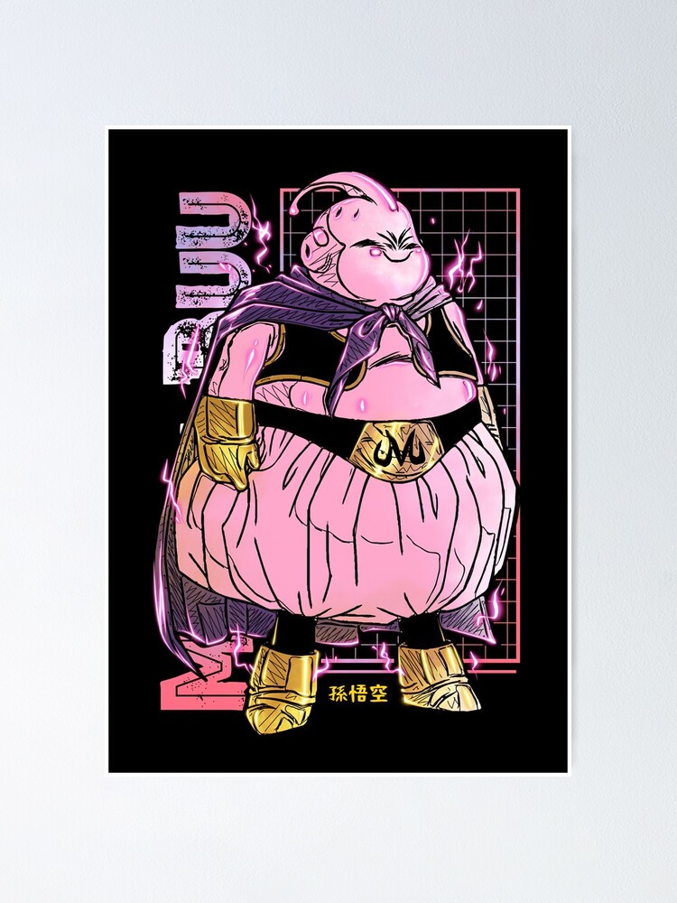 "Majin Buu" Poster for Sale by GlennRoyer36 | Redbubble
