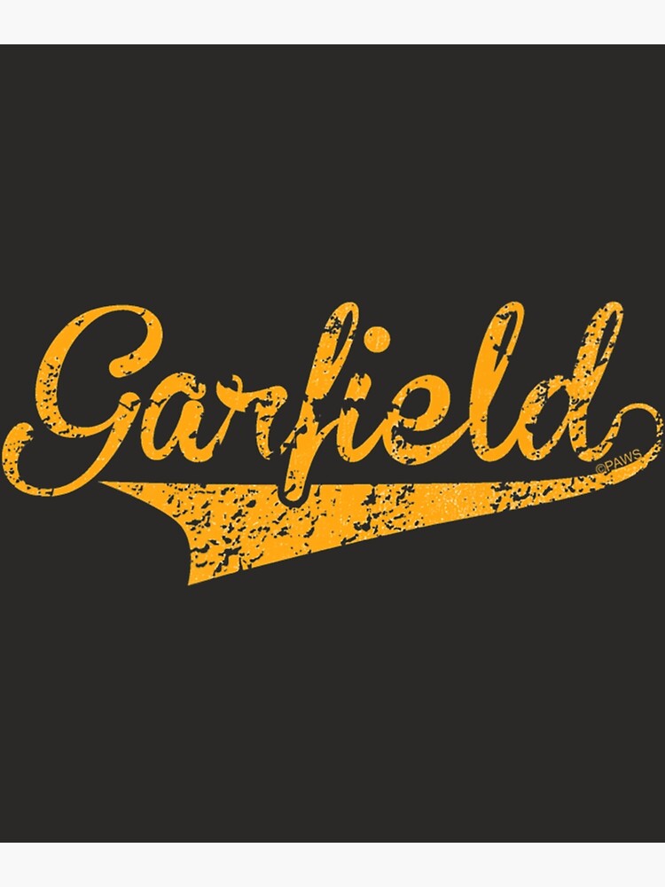 "Garfield Sports Logo " Poster for Sale by lantonmeigsg | Redbubble