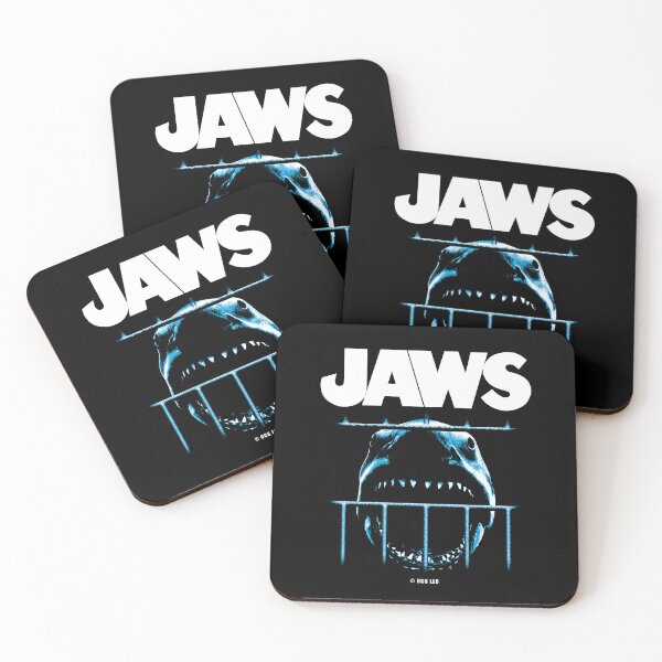 "JAWS The Movie" Coasters (Set of 4) for Sale by TMBTM | Redbubble