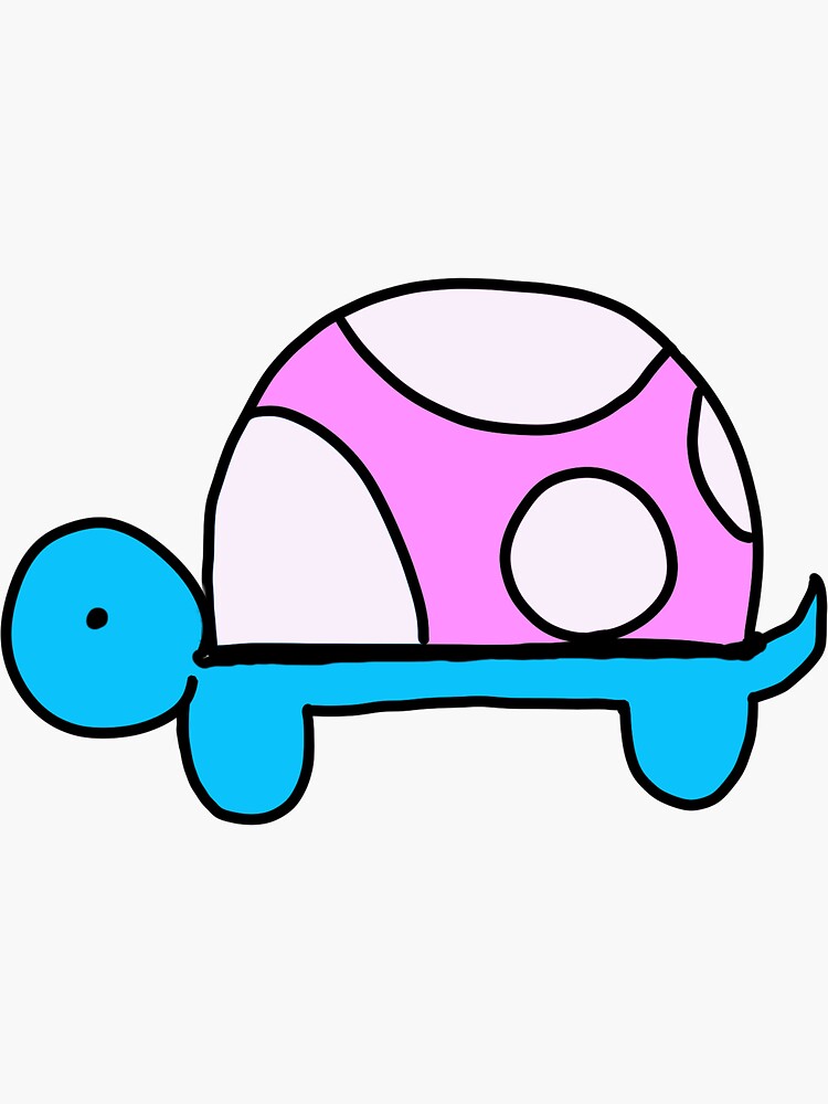 "trans pride turtle" Sticker for Sale by HKerArt | Redbubble