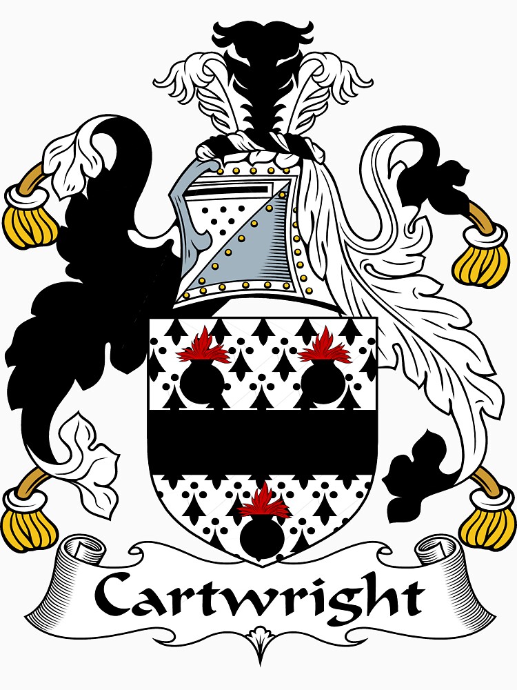 "Cartwright" T-shirt for Sale by HaroldHeraldry | Redbubble | family t ...