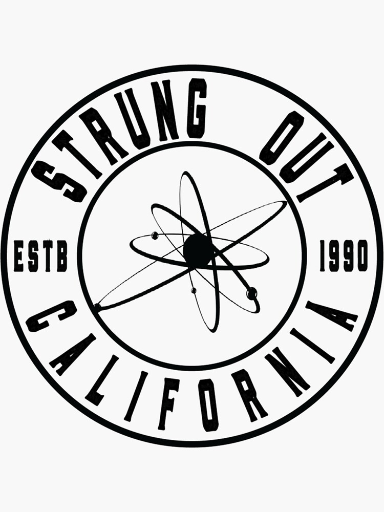 Pegatina «Strung Out Legendaria banda californiana de punk rock Old ...