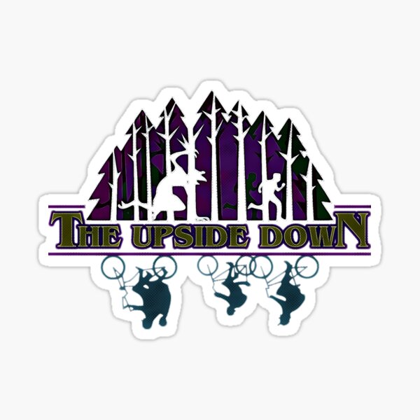 "The Upside Down" Sticker for Sale by Stickerm4ni4 | Redbubble