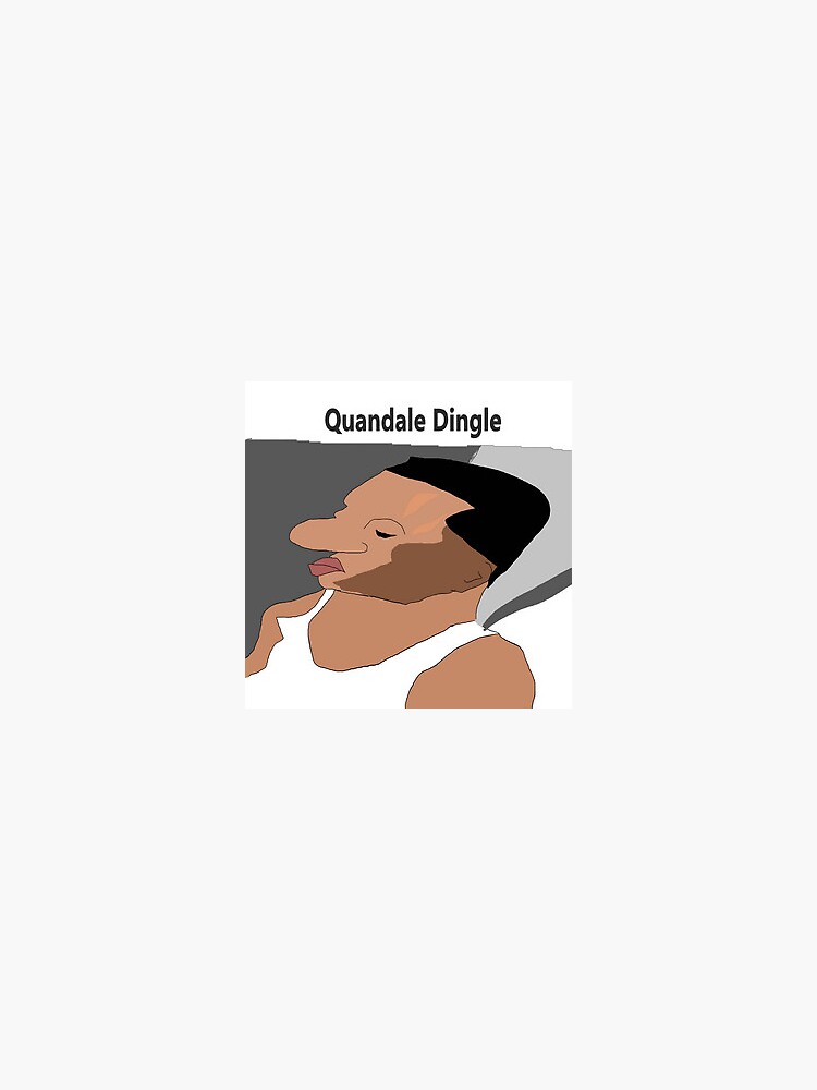 "Quandale Dingle" Sticker for Sale by deepfriedfeline | Redbubble
