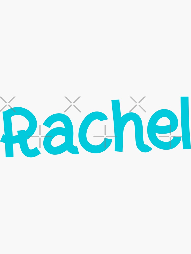 "Rachel, Funny Cool Best color art" Sticker for Sale by artdragongift ...