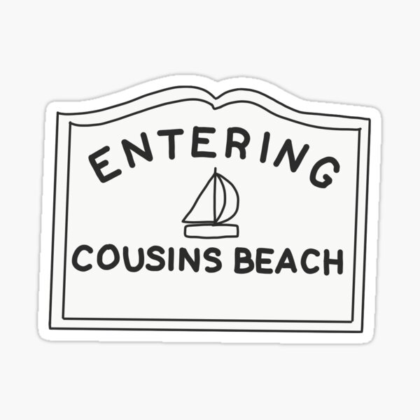 Sticker « L'été où je suis devenue jolie : signe des cousins », par ...