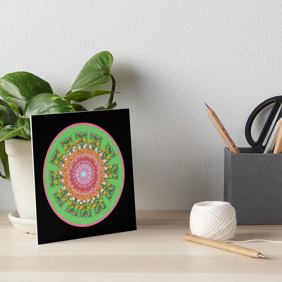 "Karmic Wheel 2" Art Board Print by InfinitePathArt | Redbubble