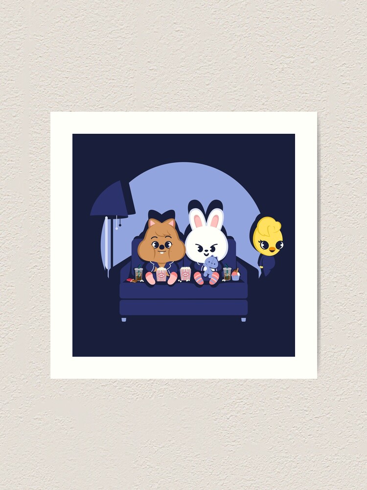 "Stray Kids Lee Know Leebit Han Quokka Felix Bbokari" Art Print for ...