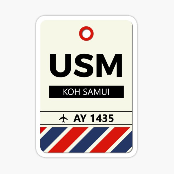 "Koh Samui" Sticker for Sale by MerchSuperb | Redbubble