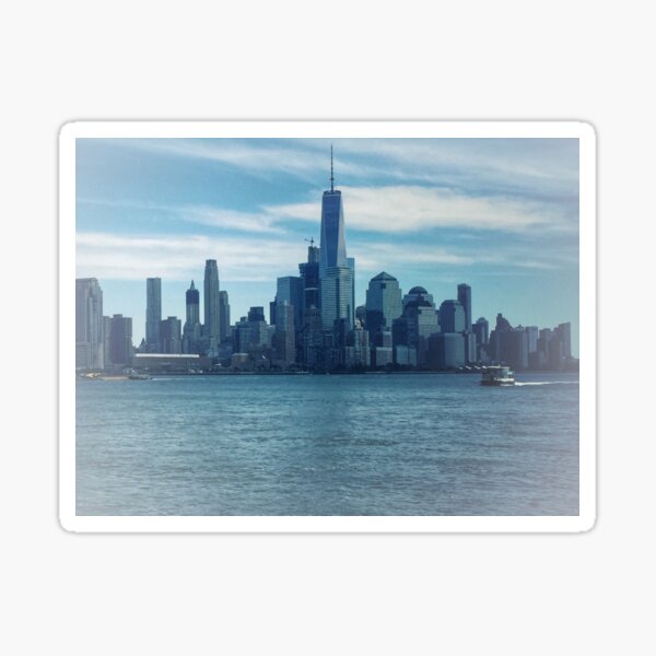 "Manhattan Skyline, New York City " Sticker for Sale by eleonoraingrid ...