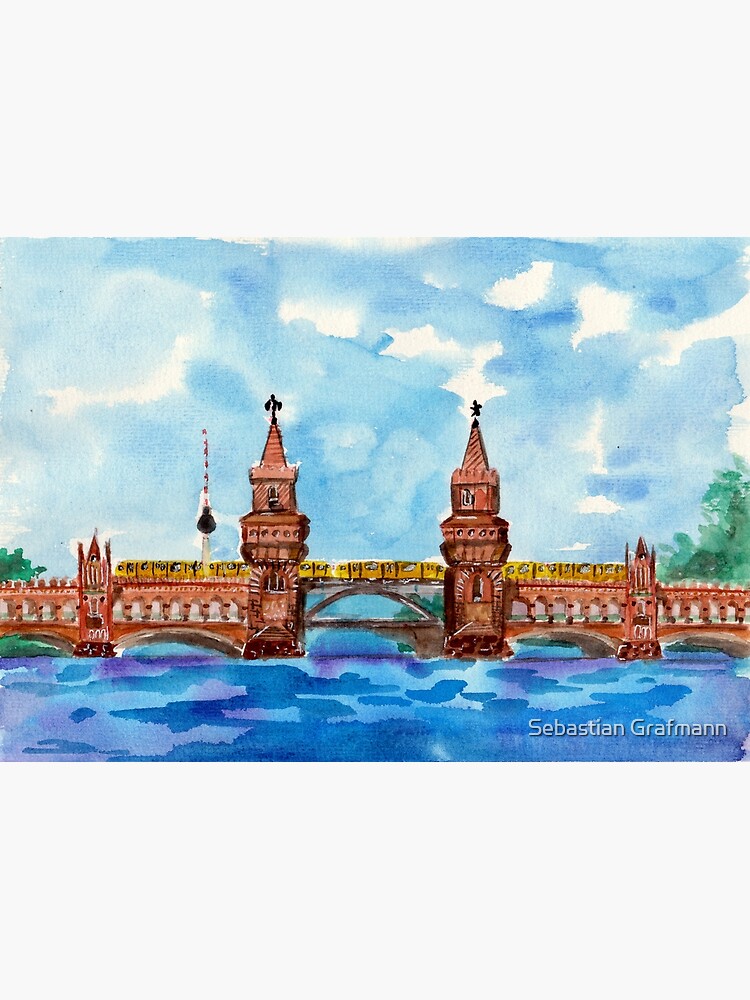 "Oberbaum Bridge Berlin" Photographic Print for Sale by Zeichenbloq ...