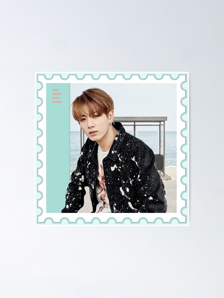"BTS YNWA Jungkook Stamp" Poster for Sale by HevW | Redbubble