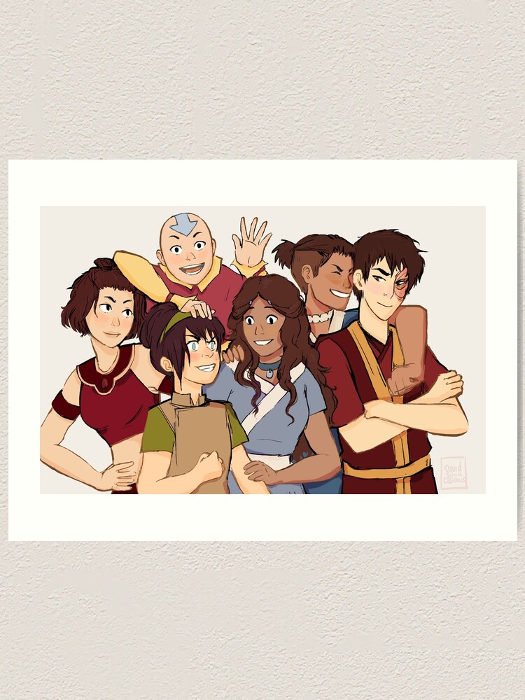"ATLA: The Gaang" Art Print for Sale by SonofJen | Redbubble