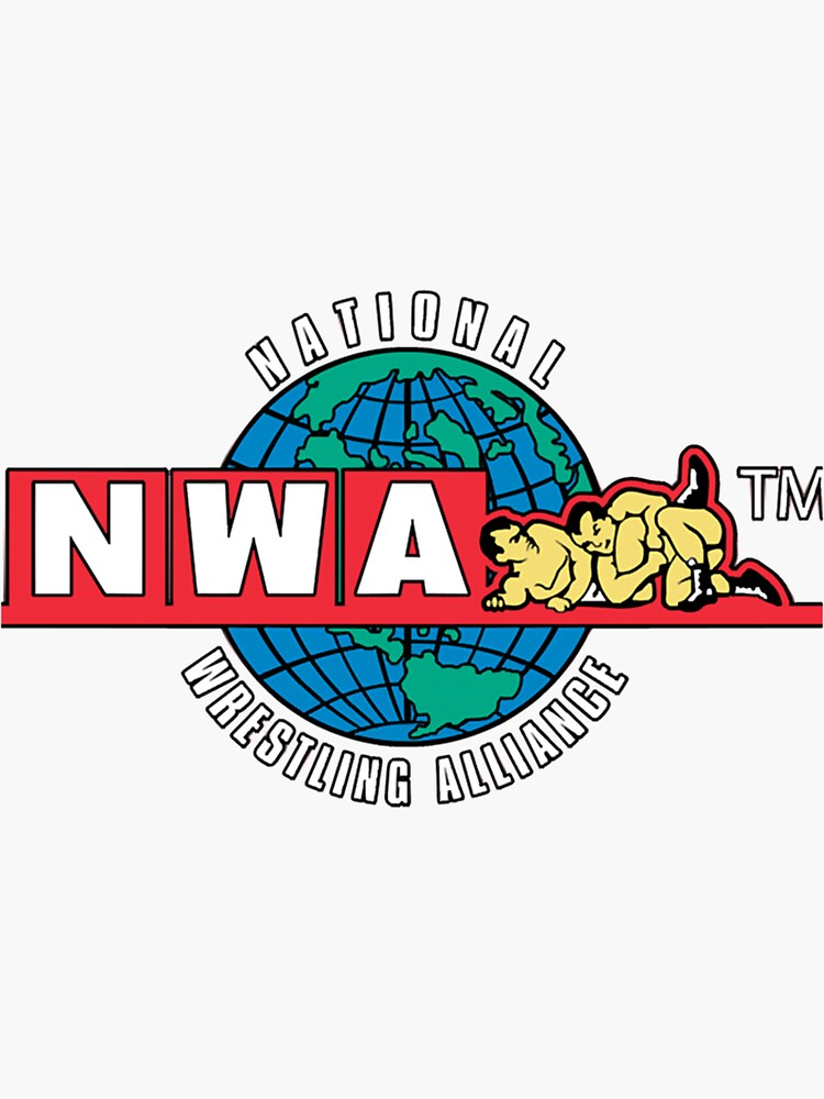 "NWA - National Wrestling Alliance" Sticker for Sale by AnnWynnf ...
