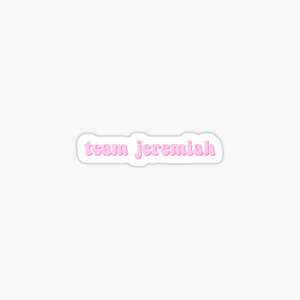 "team jeremiah THE SUMMER I TURNED PRETTY" Sticker by liliann68 | Redbubble